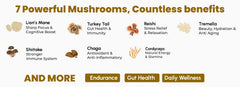 Rooted Actives Organic 7-Mushroom Complex Capsule – Rooted Active Naturals