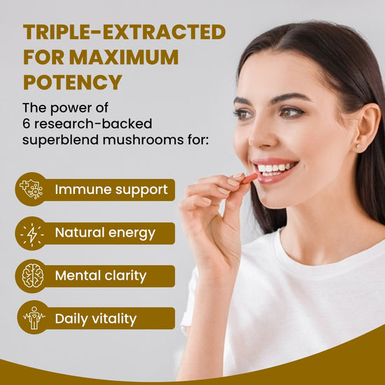 Rooted Actives Organic 7-Mushroom Complex Capsule – Rooted Active Naturals