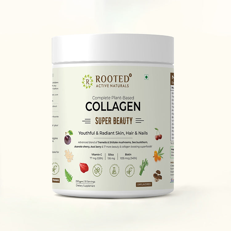 Collagen Supplement Online - Vegan Plant Based Collagen Powder | Rooted ...