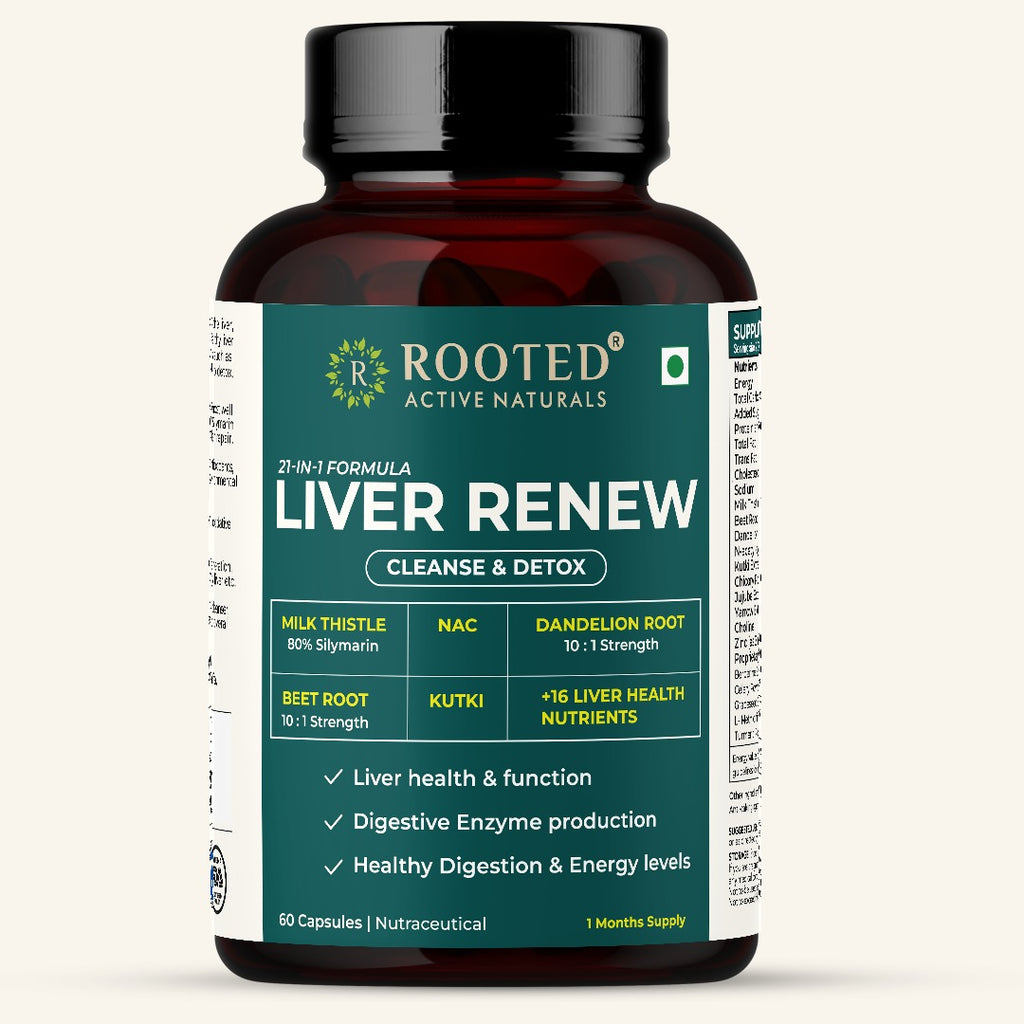 Liver Supplements - Liver Renew for Detox & Health | Rooted Actives ...